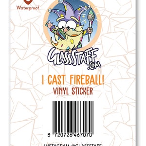 I Cast Fireball D20 Dnd Sticker | Dnd Gift | GM | Dungeons & Dragons ...