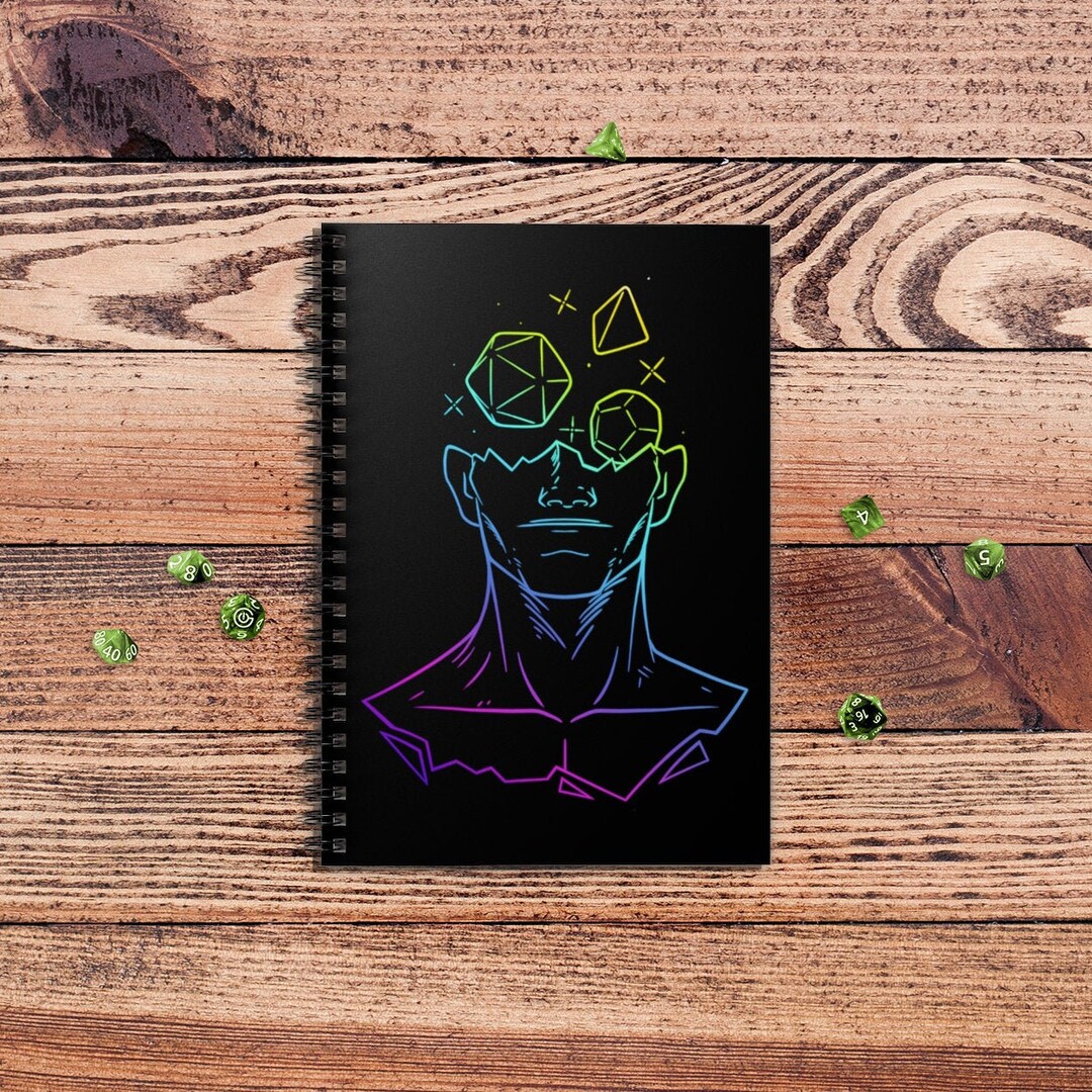 Head in the Game Notebook Color | Fantasy | Notepad | Book | Dnd | DM ...