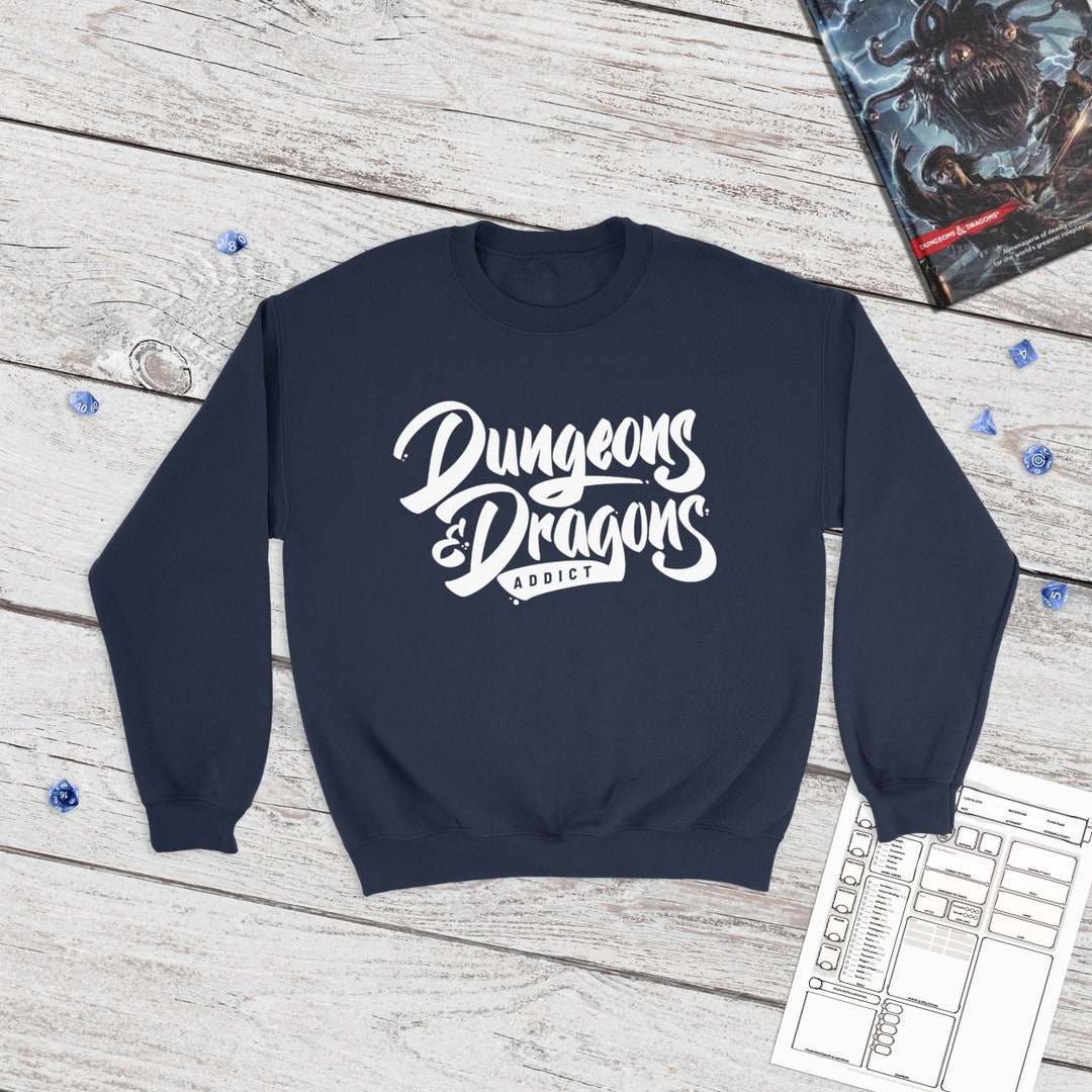 Dnd Addict Sweatshirt | Dnd | Dungeons and Dragons | DM Gift | Gift for ...