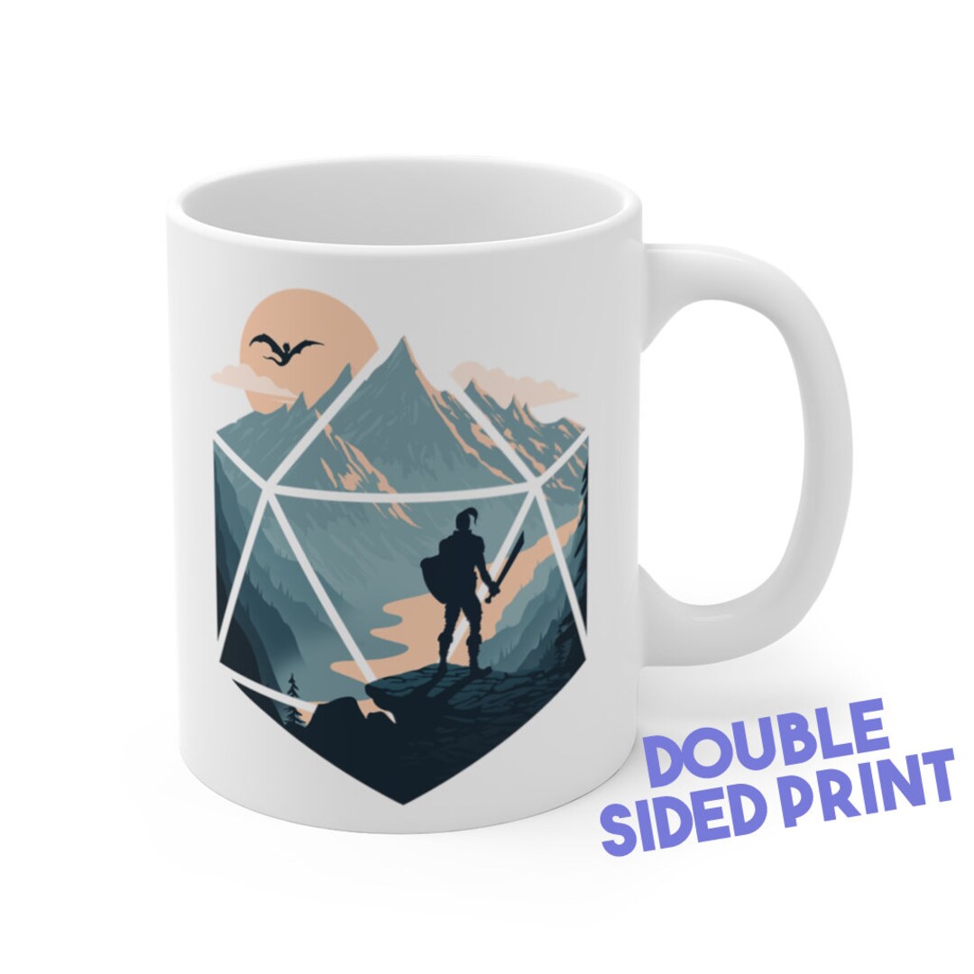 The D20 Champion Mug | Dice Dnd | Dnd | Dragon | Dungeons and Dragons ...