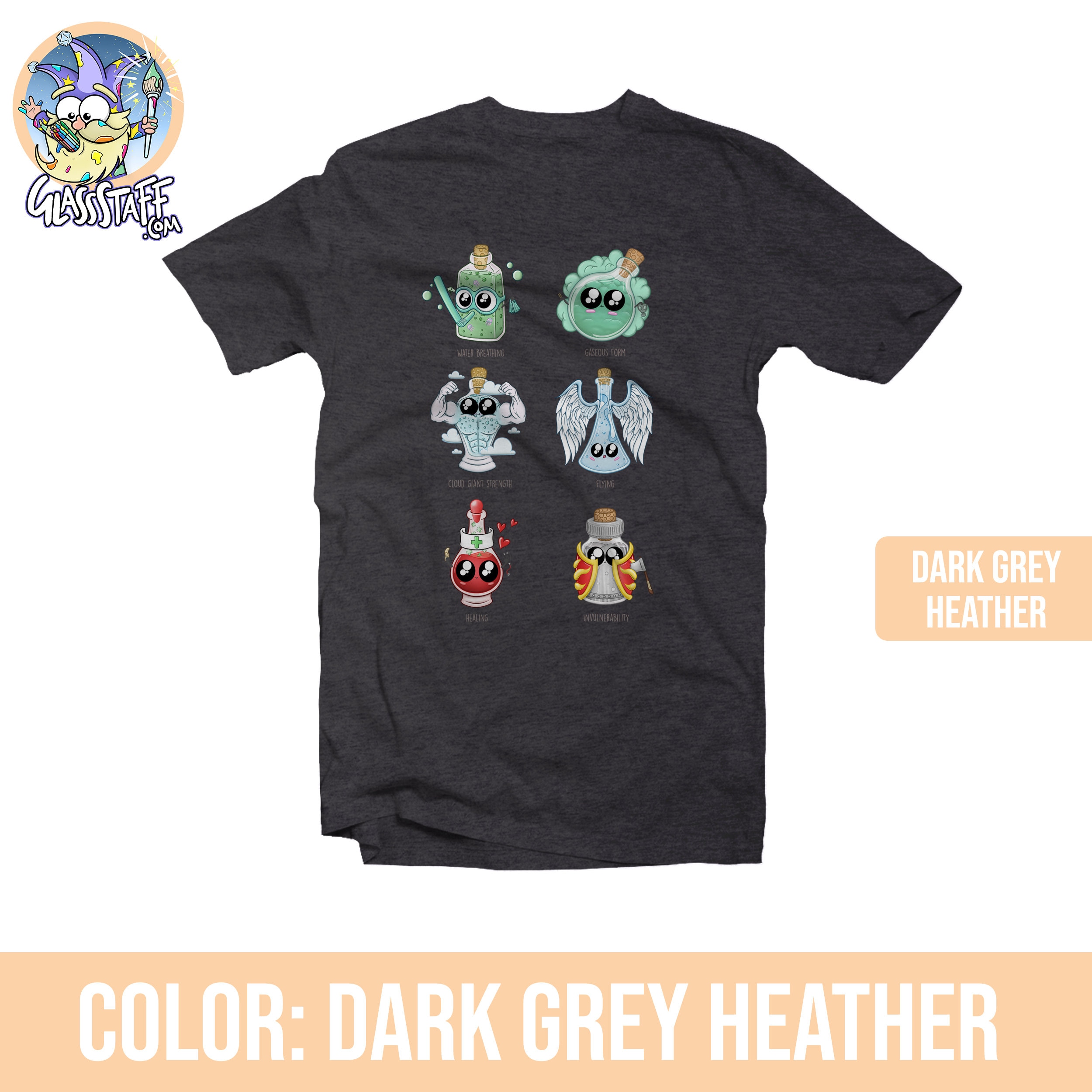 Cute Potions Dnd Shirt | Kawaii Dnd Shirts | Cute Gifts for Dnd ...