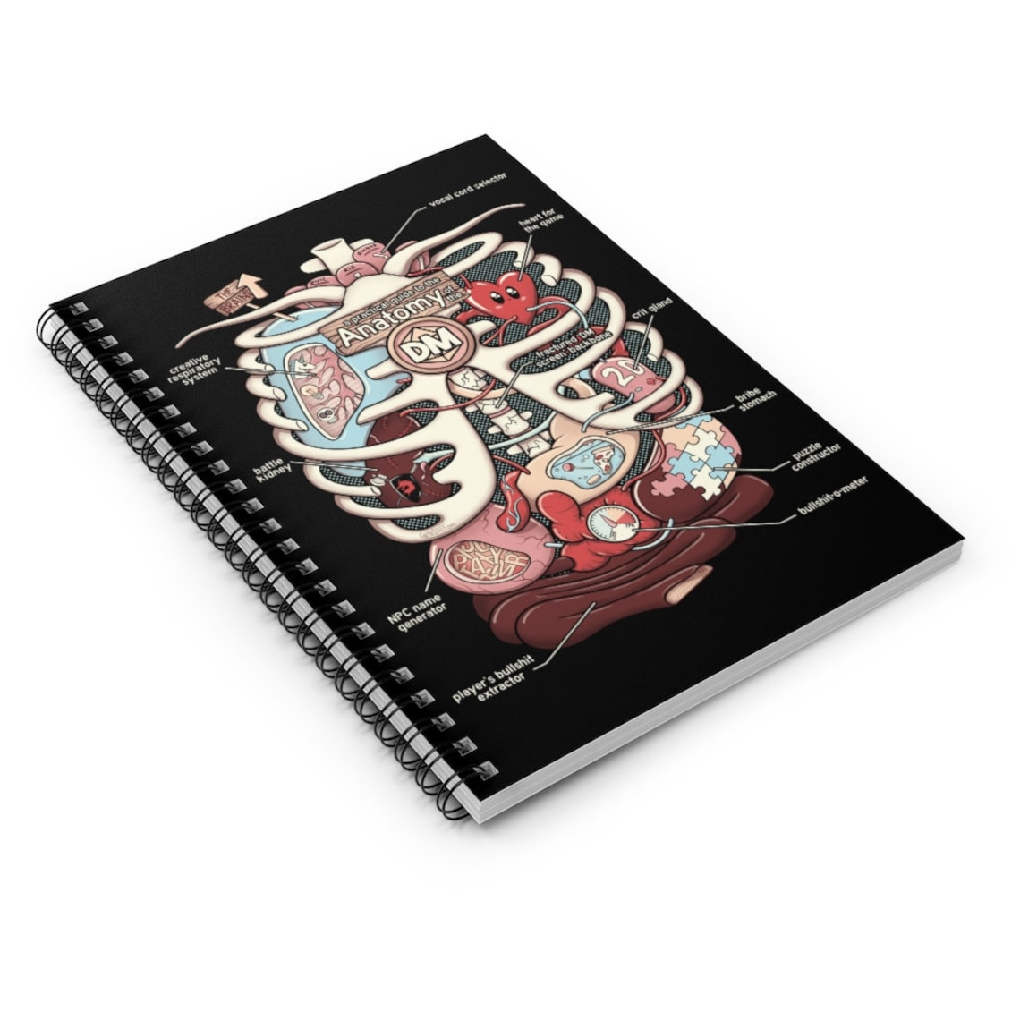 The Anatomy of the DM Spiralbook | DM | Dungeons and Dragons | DM Gift ...