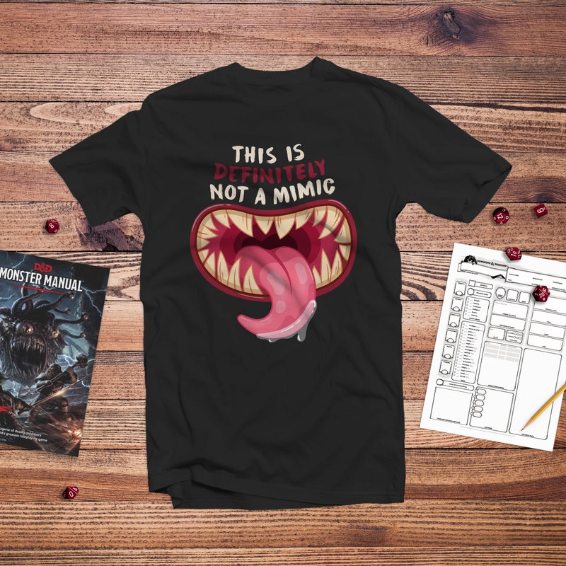 Dnd Mimic Shirt - Etsy