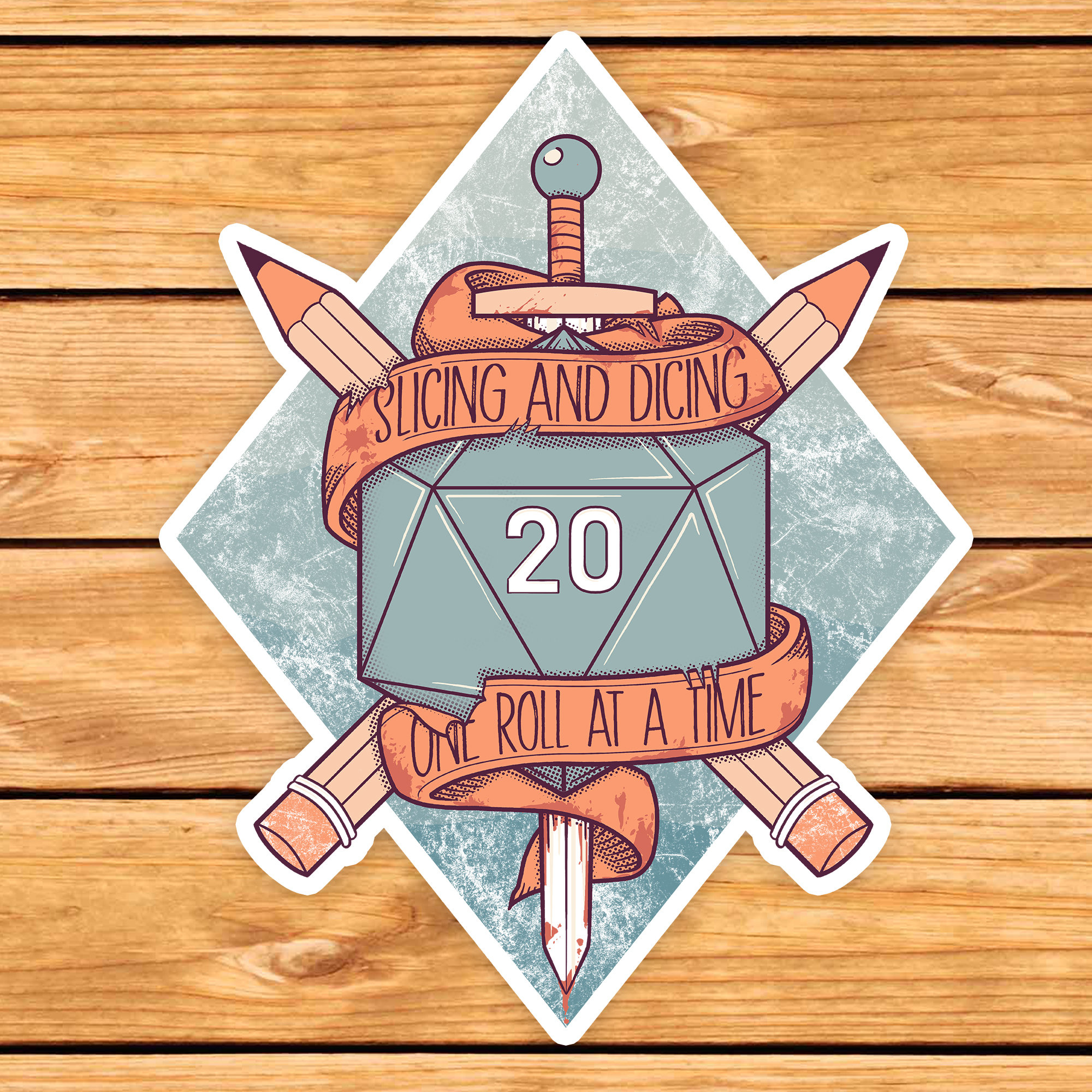 Slicing and Dicing DnD Sticker Dnd Geschenk GM Dungeons | Etsy