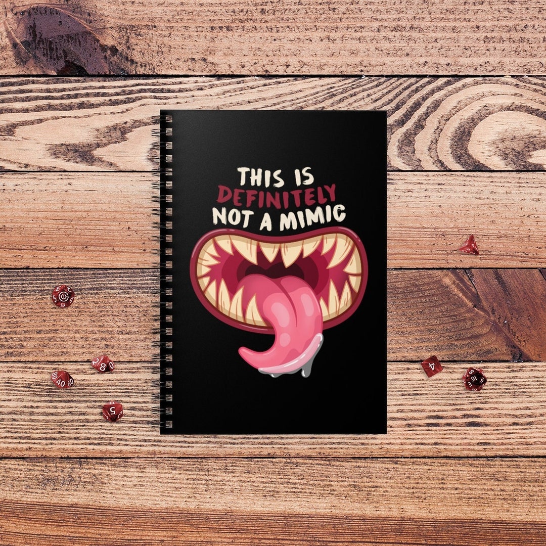 This is Definitely Not a Mimic Notebook / Journal Dungeons and Dragons ...