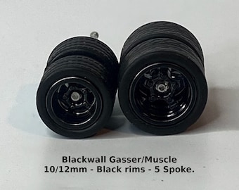Gasser/muscle Car White Star Wheels 10mm/12mm - Etsy