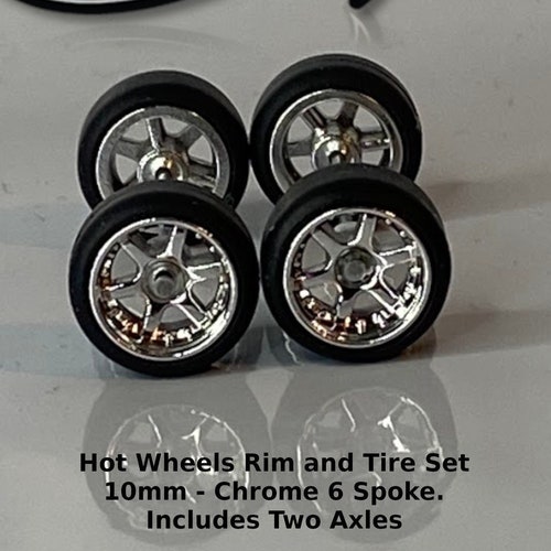 Toys 4 Sets-Hot Wheels 10mm/10mm JDM Gold and Yellow rims 6 spoke ...