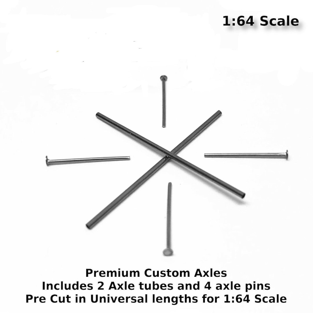 Premium Adjustable AXLES for Real Riders Wheels Rims Tires 1/64 Scale ...