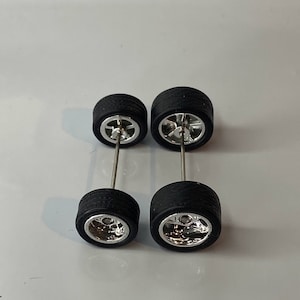 Gasser/muscle Car - Chrome Star Wheels - 10mm/12mm - Etsy