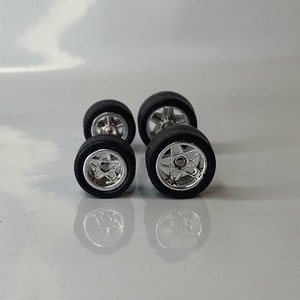 Gasser/muscle Car - Chrome Star Wheels - 10mm/12mm - Etsy