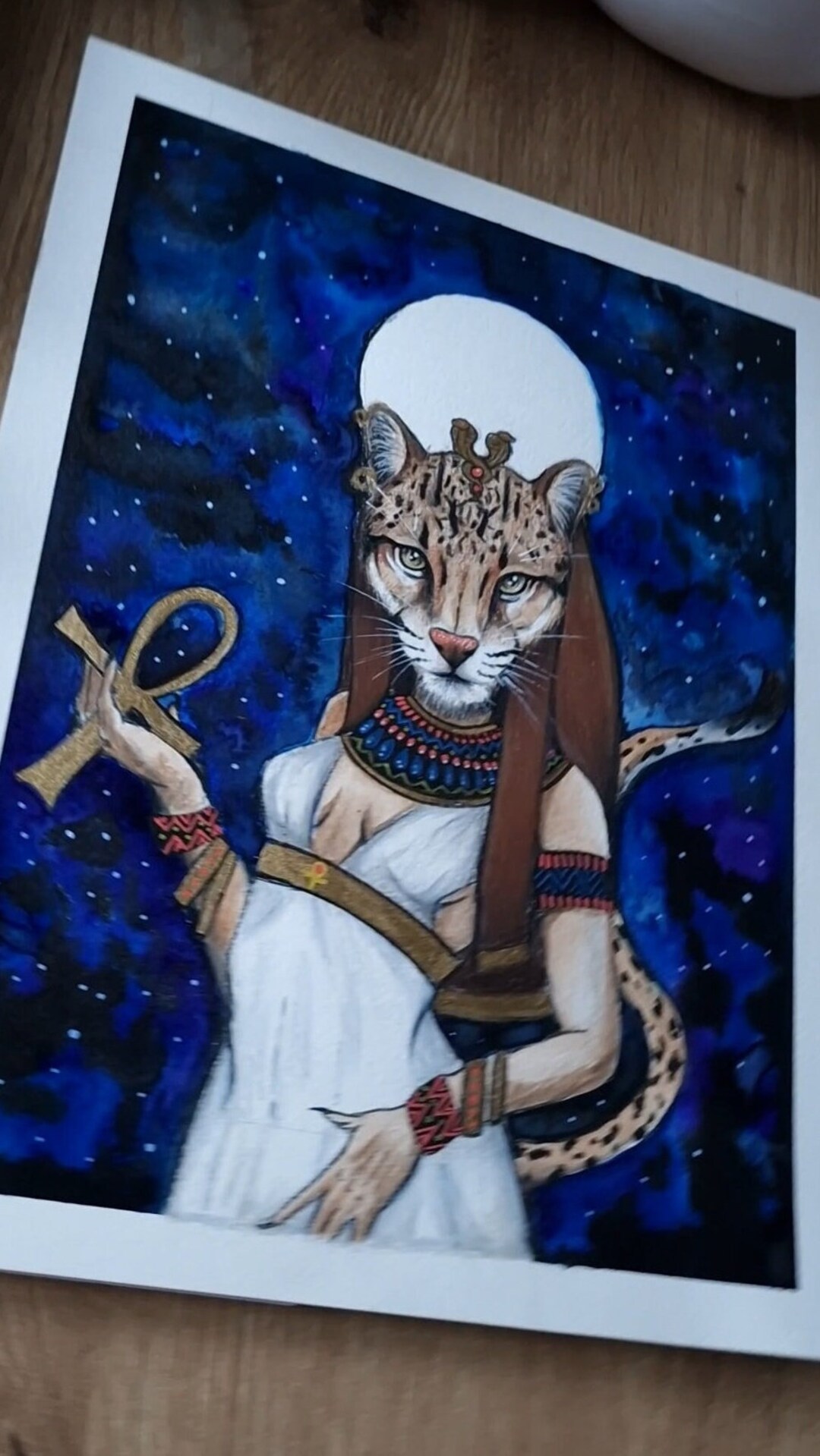 Artwork Print of Mafdet Egyptian Goddess - Etsy