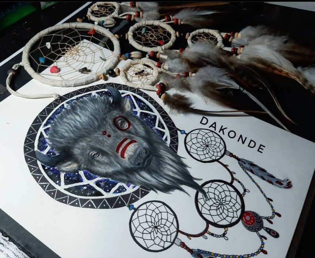 Tatanka Artwork Print Native American - Etsy