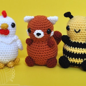 PATTERN DIGITAL DOWNLOAD** Chad the Chicken Crochet Stuffed Animal ...
