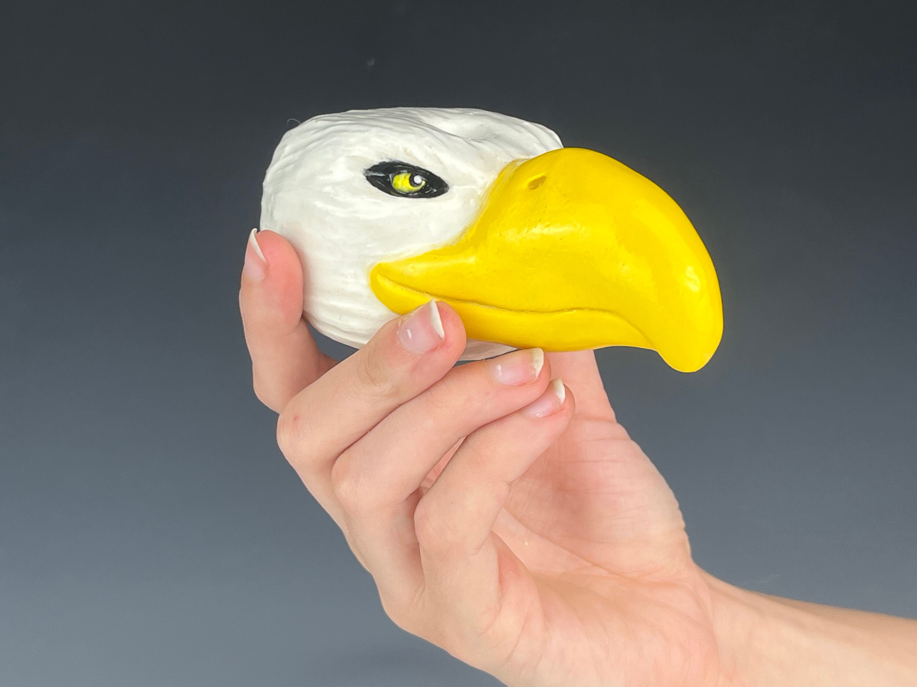 Bald Eagle Pipe Handmade Ceramic Pipe - Etsy