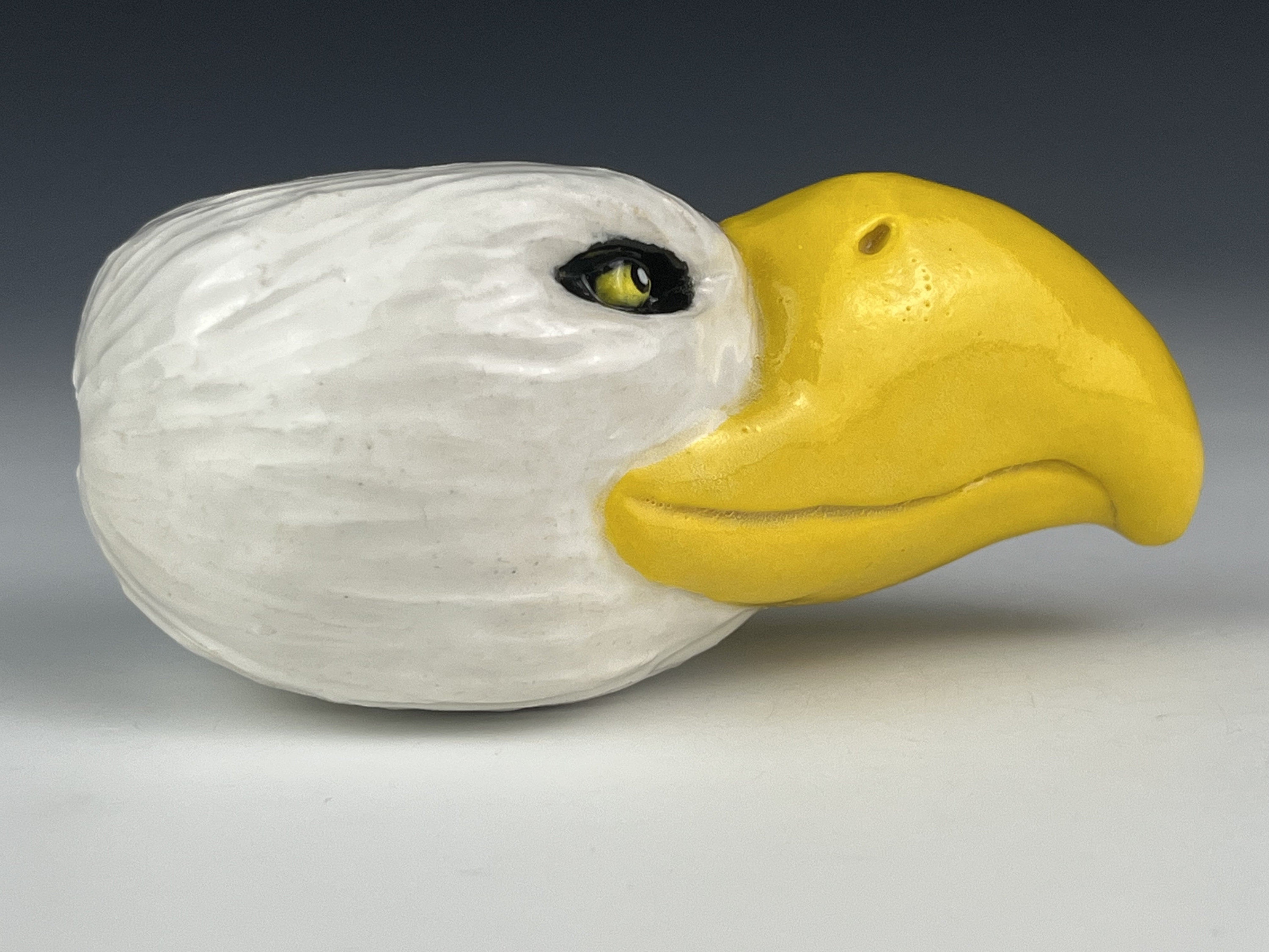 Bald Eagle Pipe Handmade Ceramic Pipe - Etsy
