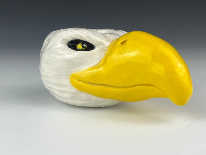 Bald Eagle Pipe Handmade Ceramic Pipe - Etsy