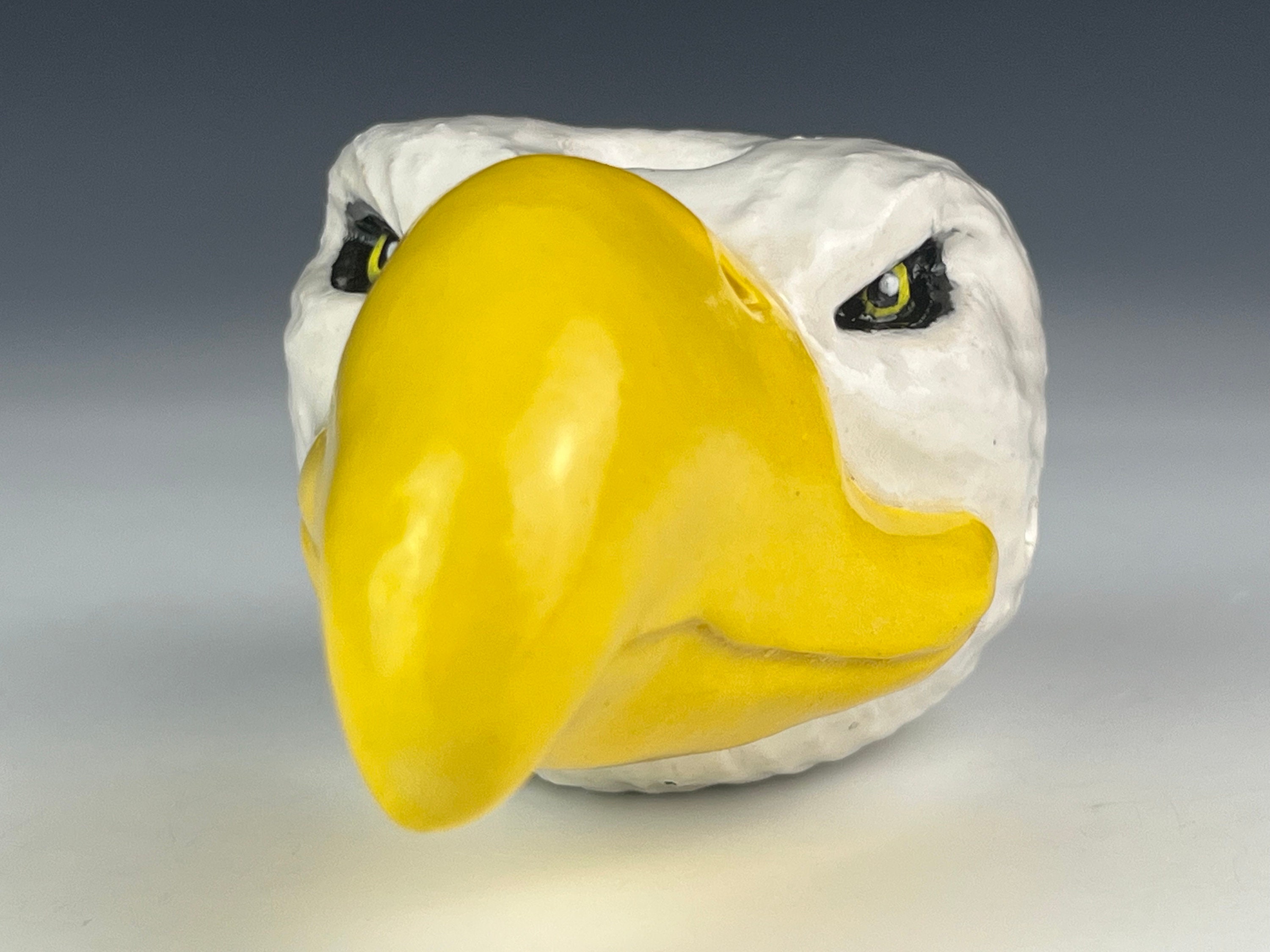Bald Eagle Pipe Handmade Ceramic Pipe - Etsy