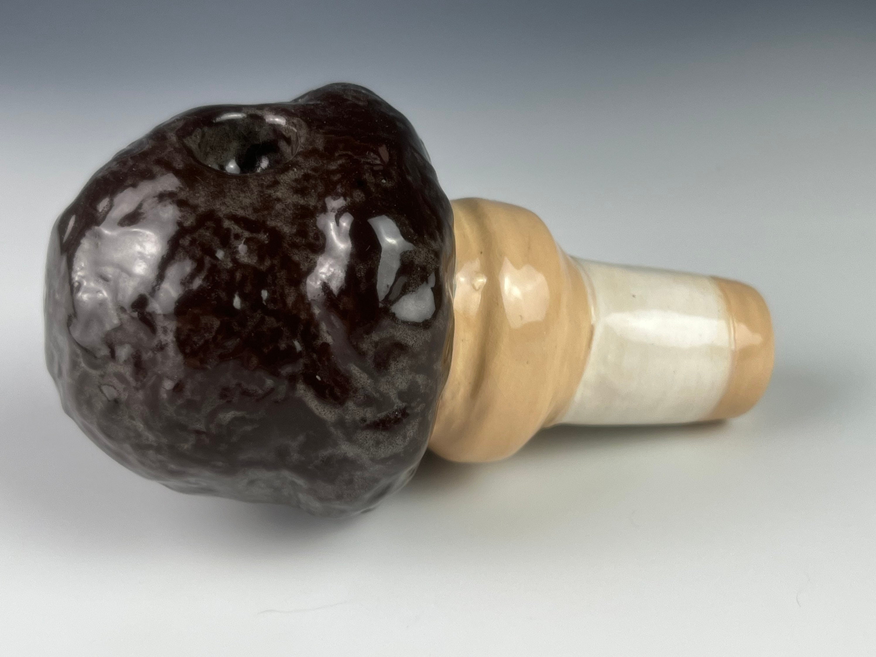 Chocolate Ice Cream Cone Pipe Handmade Ceramic Pipe - Etsy