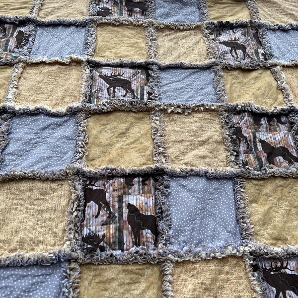 Animal Rag Quilt - Etsy