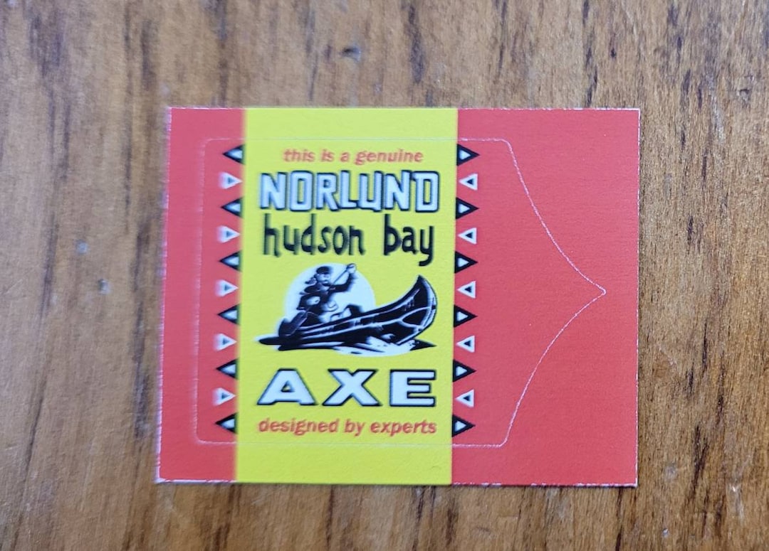 Reproduction Norlund Axe Decal - Etsy