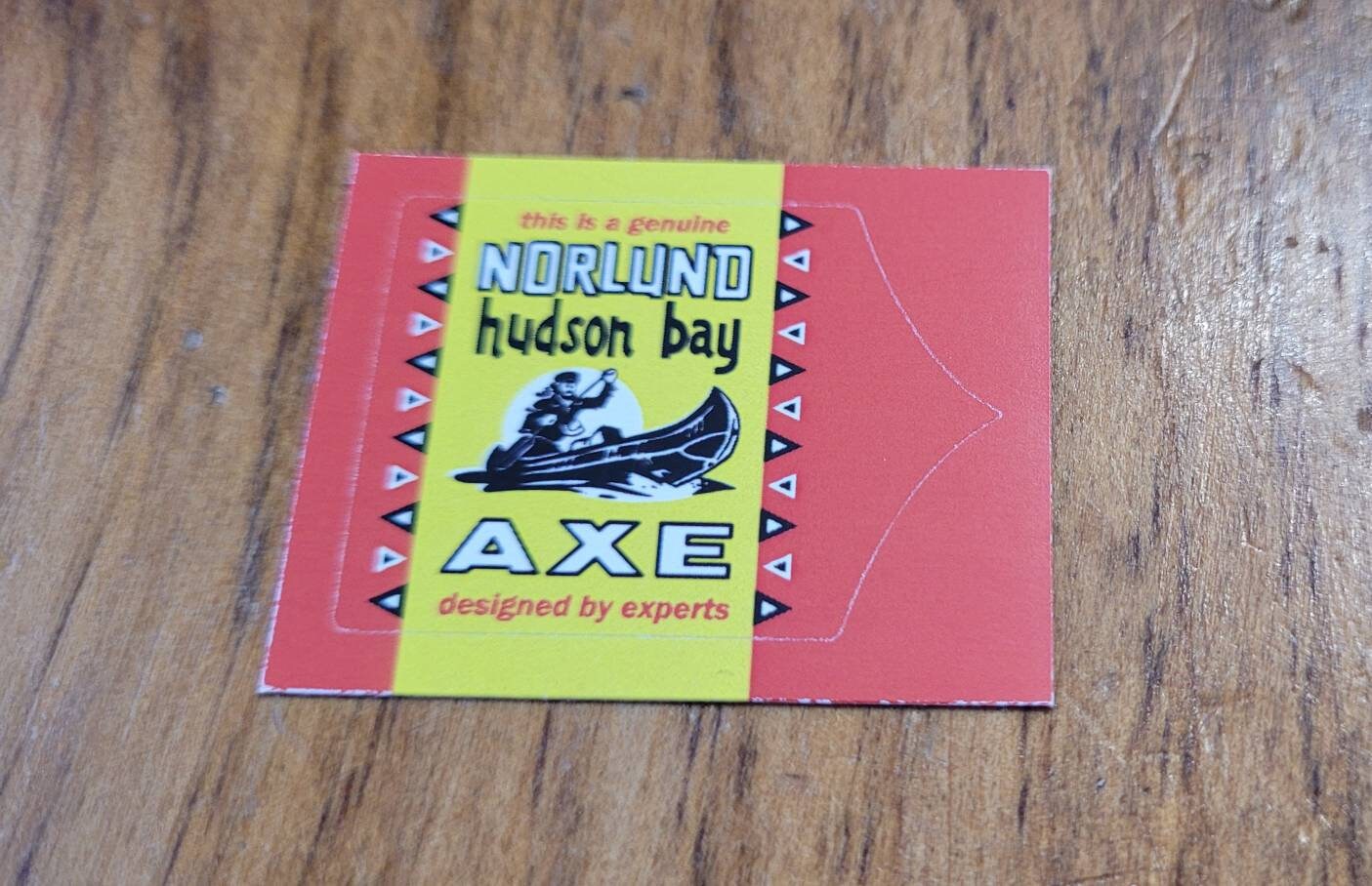 Reproduction Norlund Axe Decal - Etsy