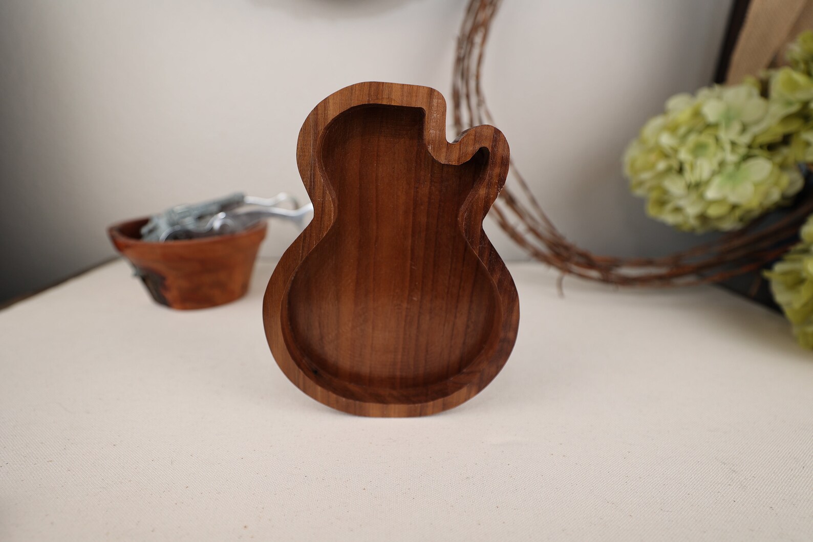 Wooden Guitar Tray Nightstand Valet Organizer Bedside Valet | Etsy