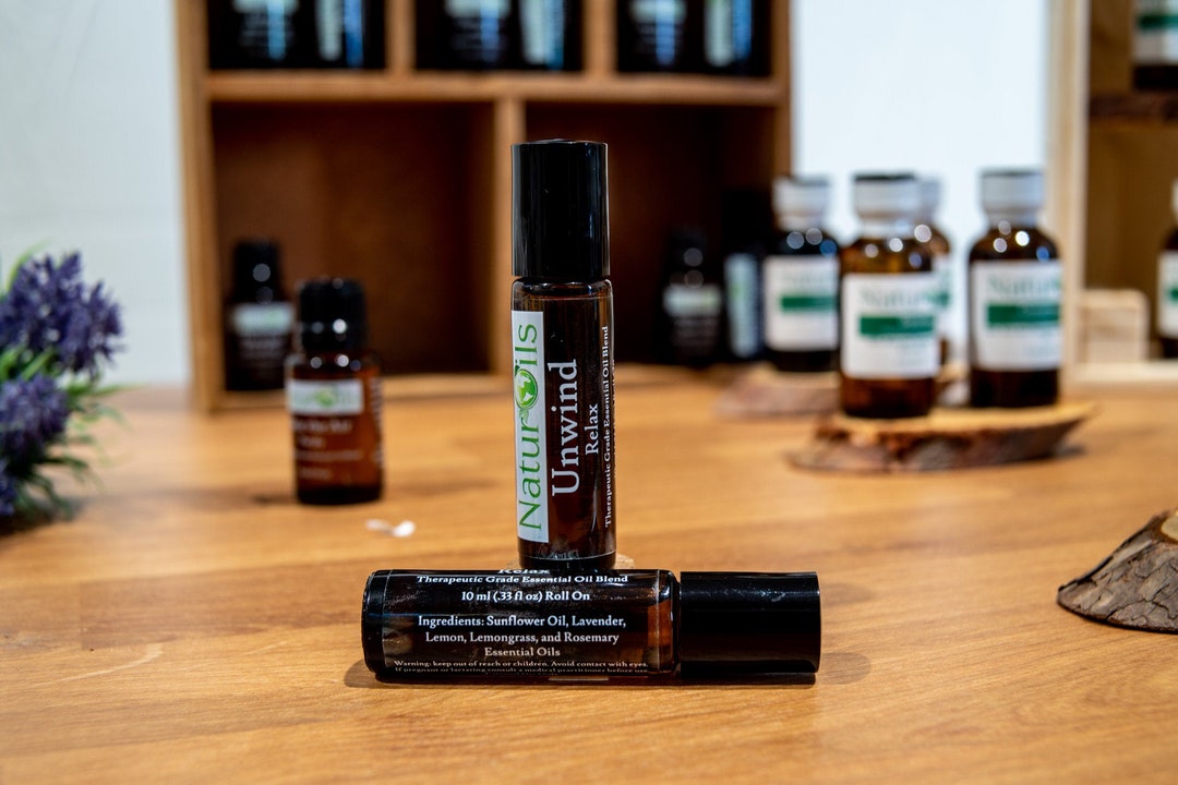 Unwind Essential Oil Blend Roll on | 10ml | Calming Essential Oil Blend ...