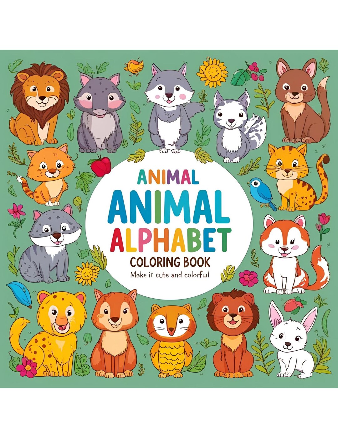 Alphabet Animal Adventures: A to Z Coloring Safari! - Etsy