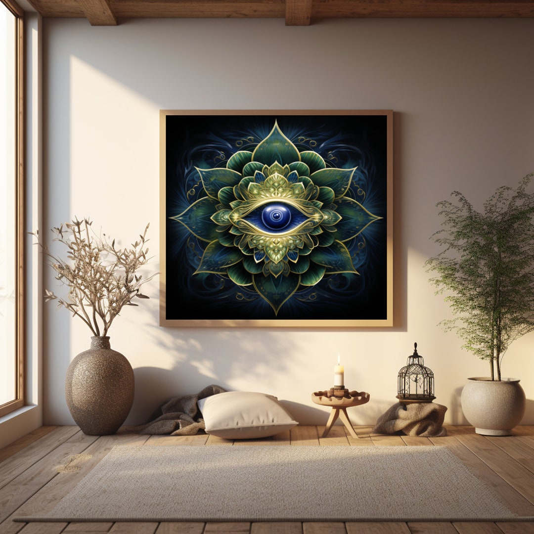 Third Eye Chakra Art, Ajna Chakra Art, Meditation Art, Spiritual Art ...