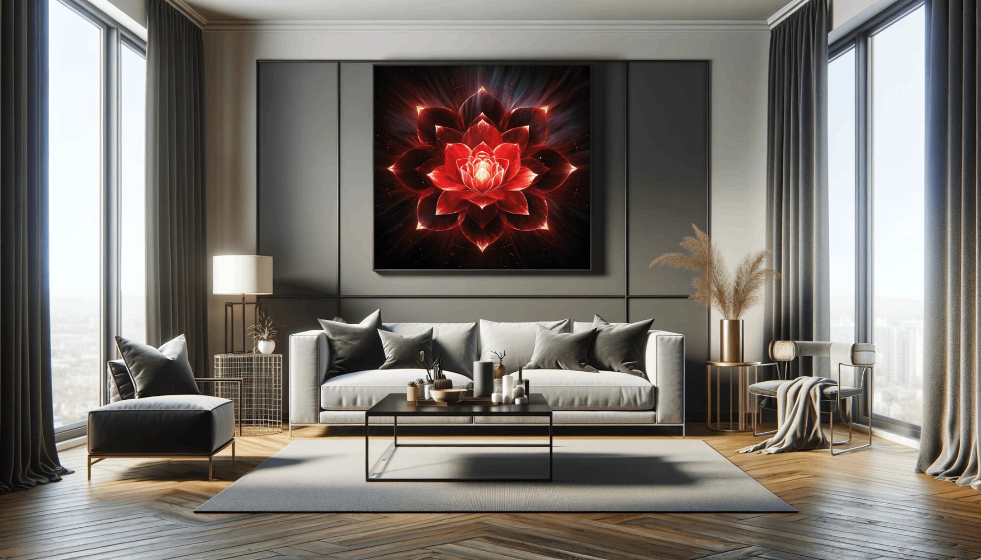 Root Chakra Art, Muladhara Chakra Art, Spiritual Art, Zen Home Decor ...