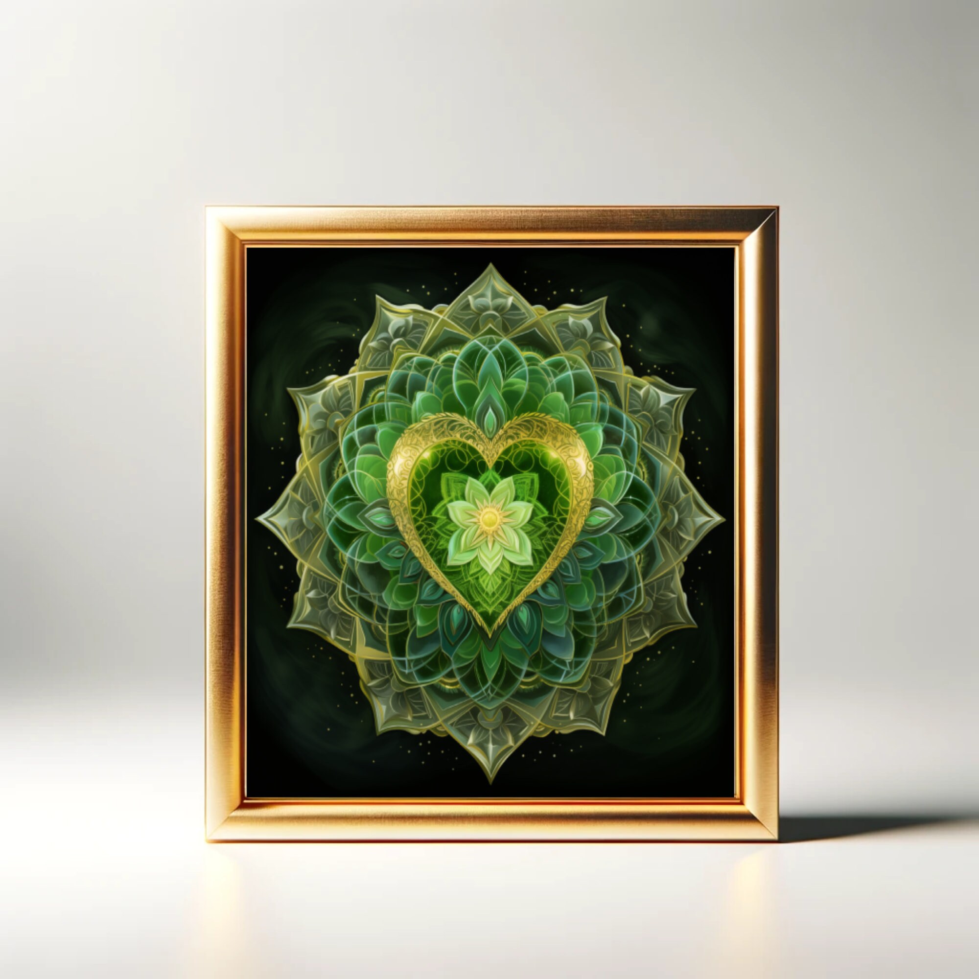 Heart Chakra Art, Anahata Chakra Art, Meditation Art, Spiritual Art ...