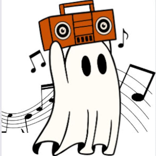 Ghost Boombox - Etsy