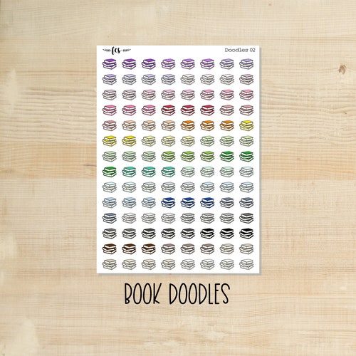 DOODLES-11 STICKY NOTE Doodle Planner Stickers - Etsy
