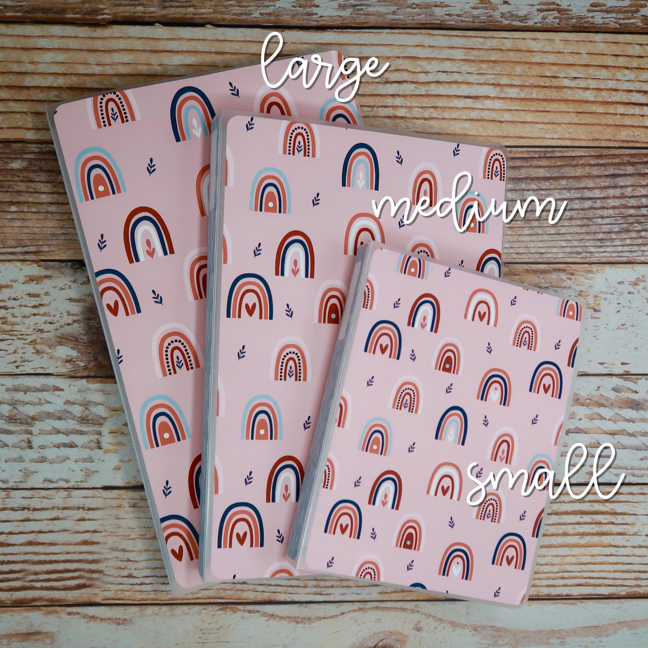 SB-RETRO Retro Rainbow Sticker Book in Three Sizes: | Etsy