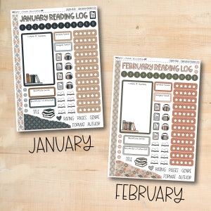 2024 Monthly Reading Logs - Etsy