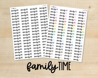 Family Time Script - Etsy