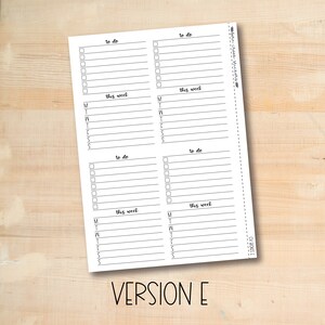 CV-BOXES Compact Vertical Kit Weekly Box Fillers - Etsy