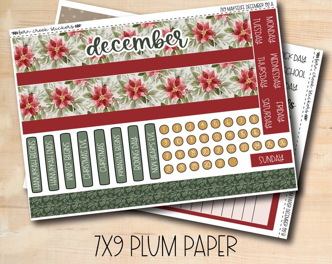 Plum Paper Monthly Sticker Kit for 8x11 7x9 A5 Planners Kit 232 ...