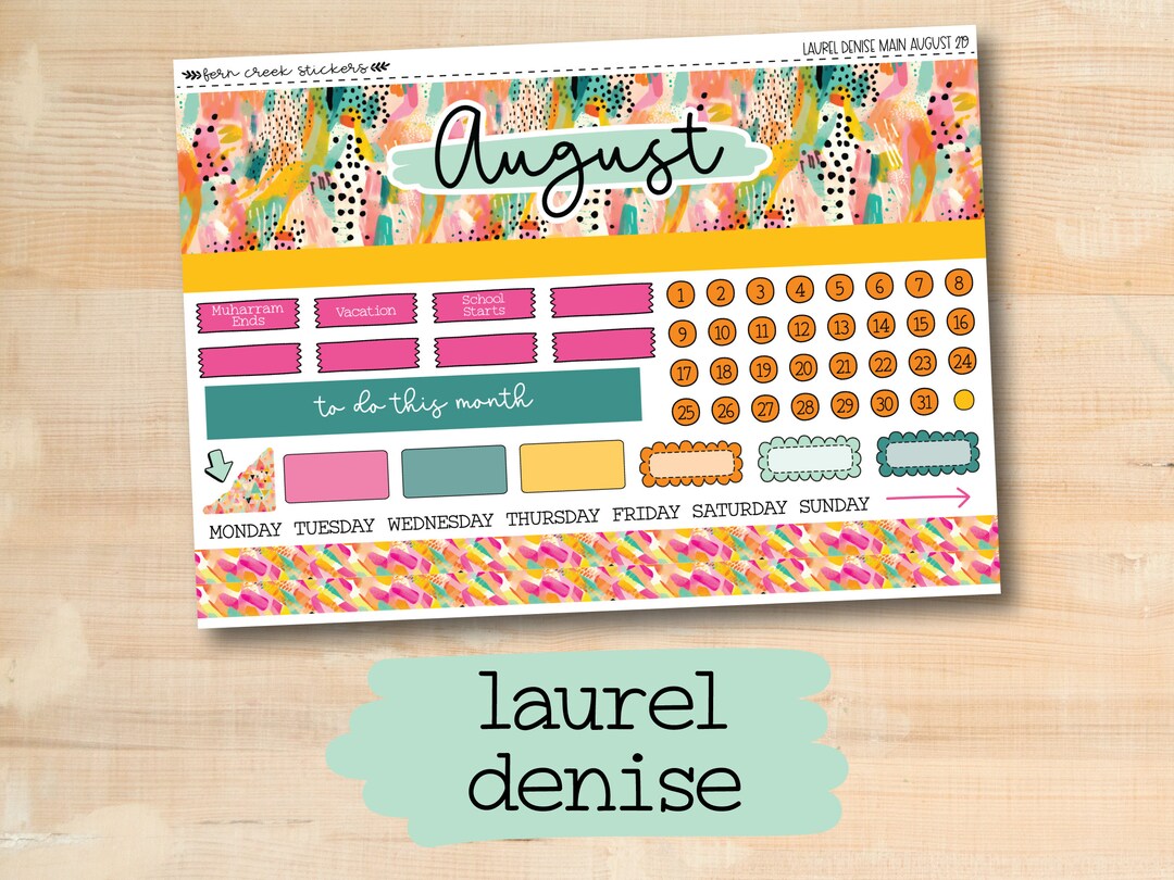 LD-219 BOLD STROKES August Laurel Denise Kit - Etsy
