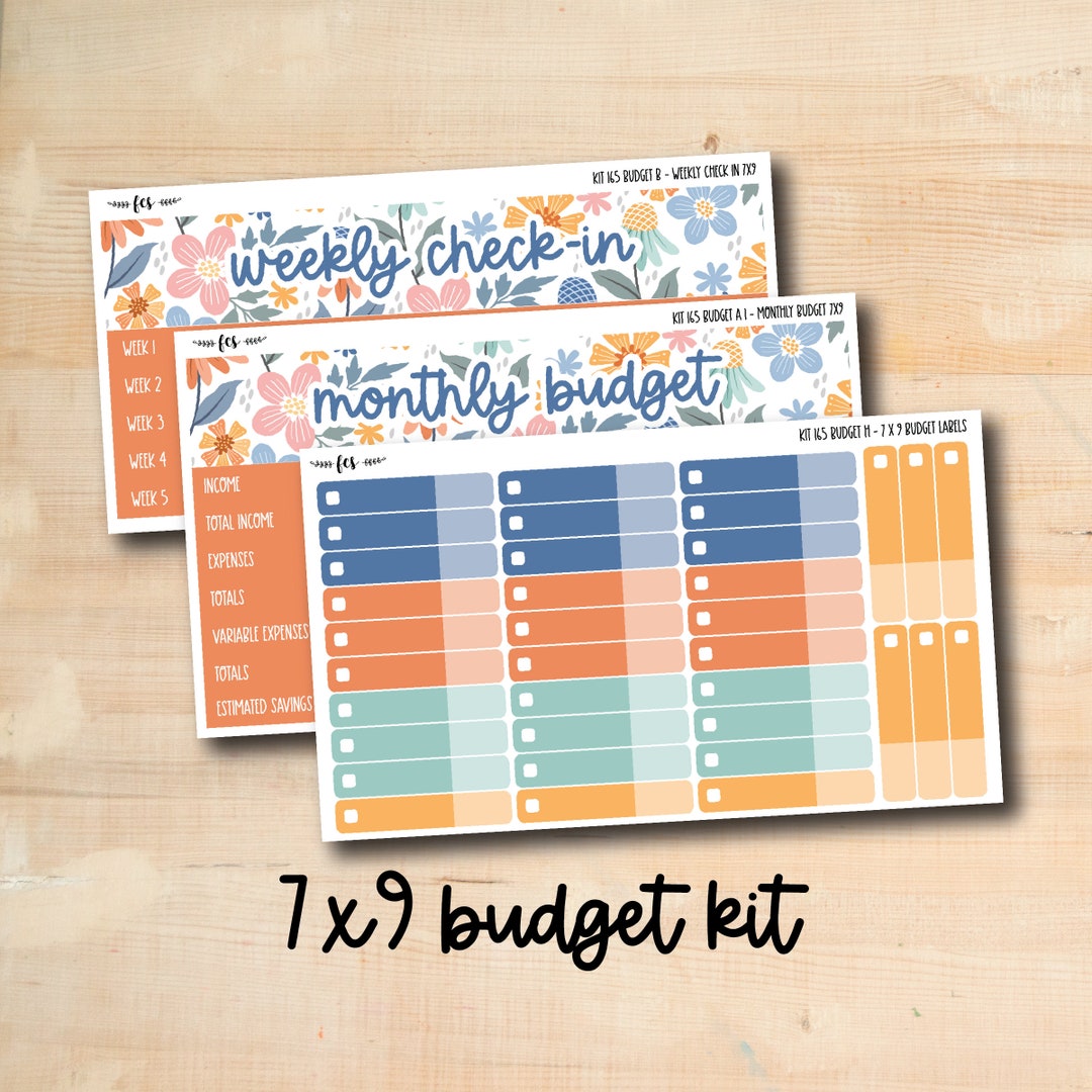 BUDGET-165 BEAUTIFUL DAY 7x9 Budget Kit - Etsy