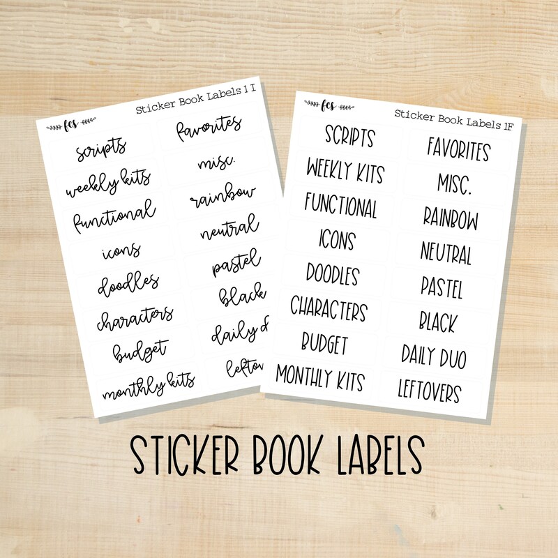 Photo Album Labels - Etsy