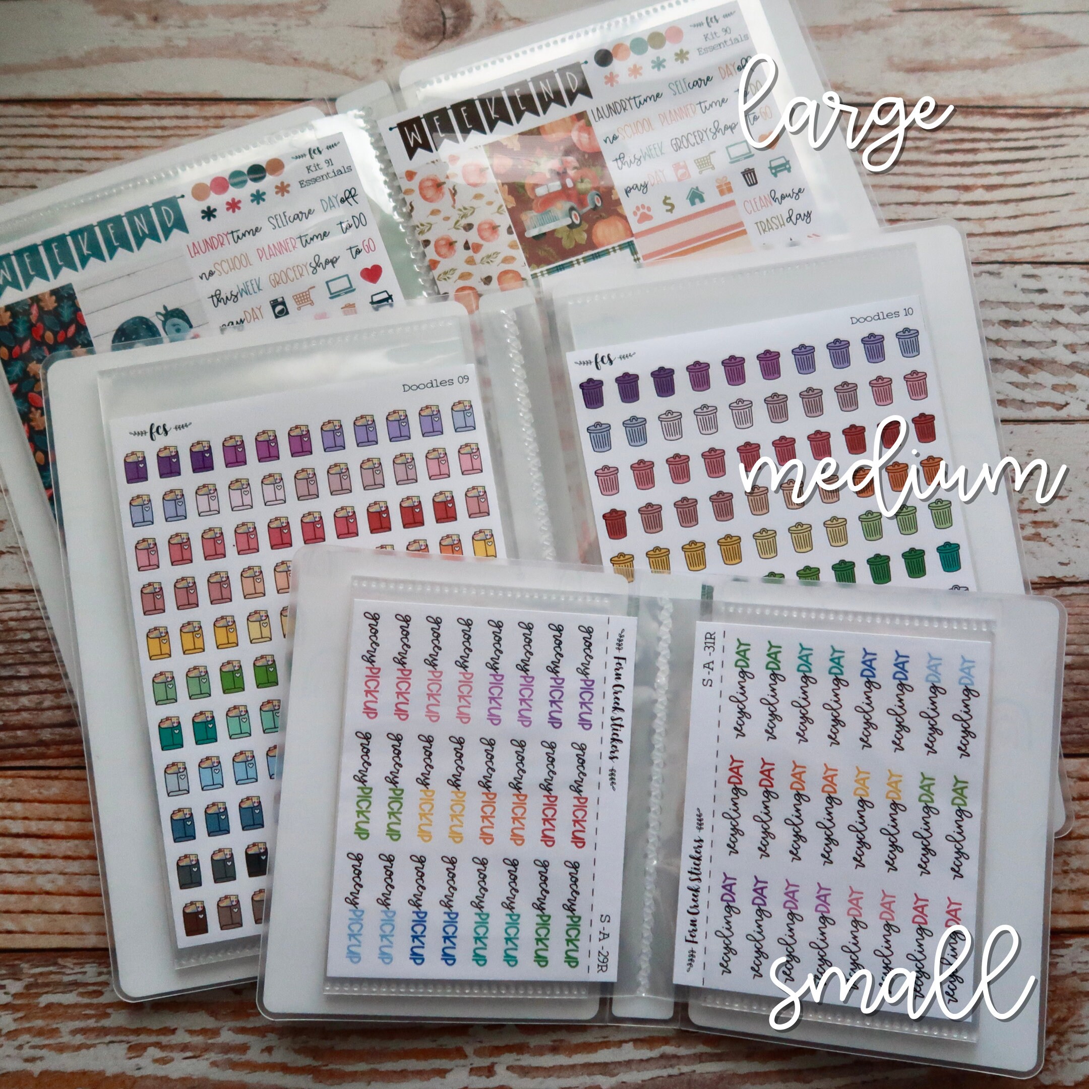 SB-RETRO Retro Rainbow Sticker Book in Three Sizes: | Etsy