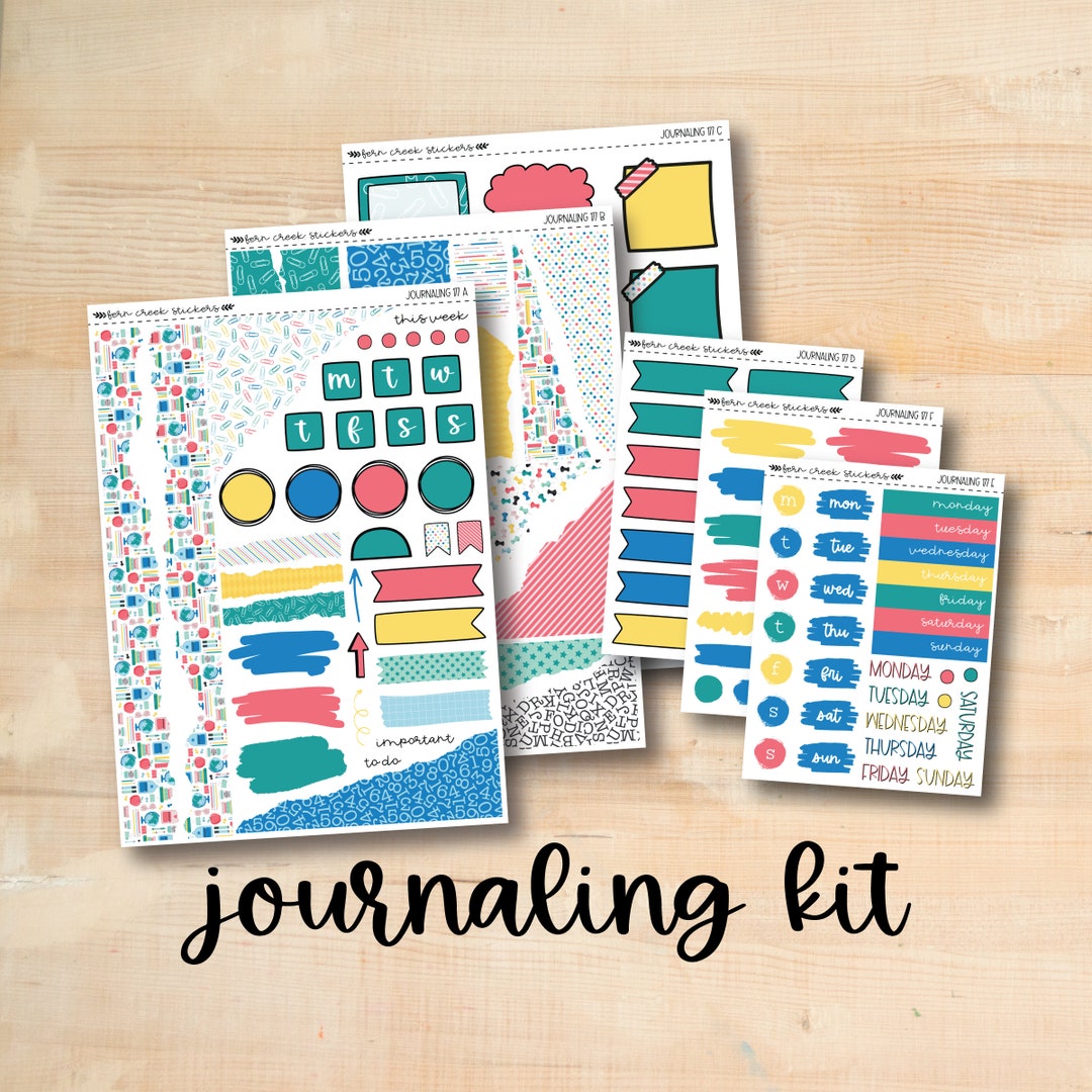 JOURN177 BACK to SCHOOL Journaling Kit - Etsy