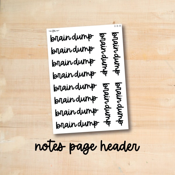 Printable Notes Stickers - Etsy