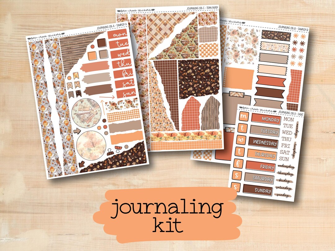 JOURN235 COZY DAYS Journaling Kit - Etsy