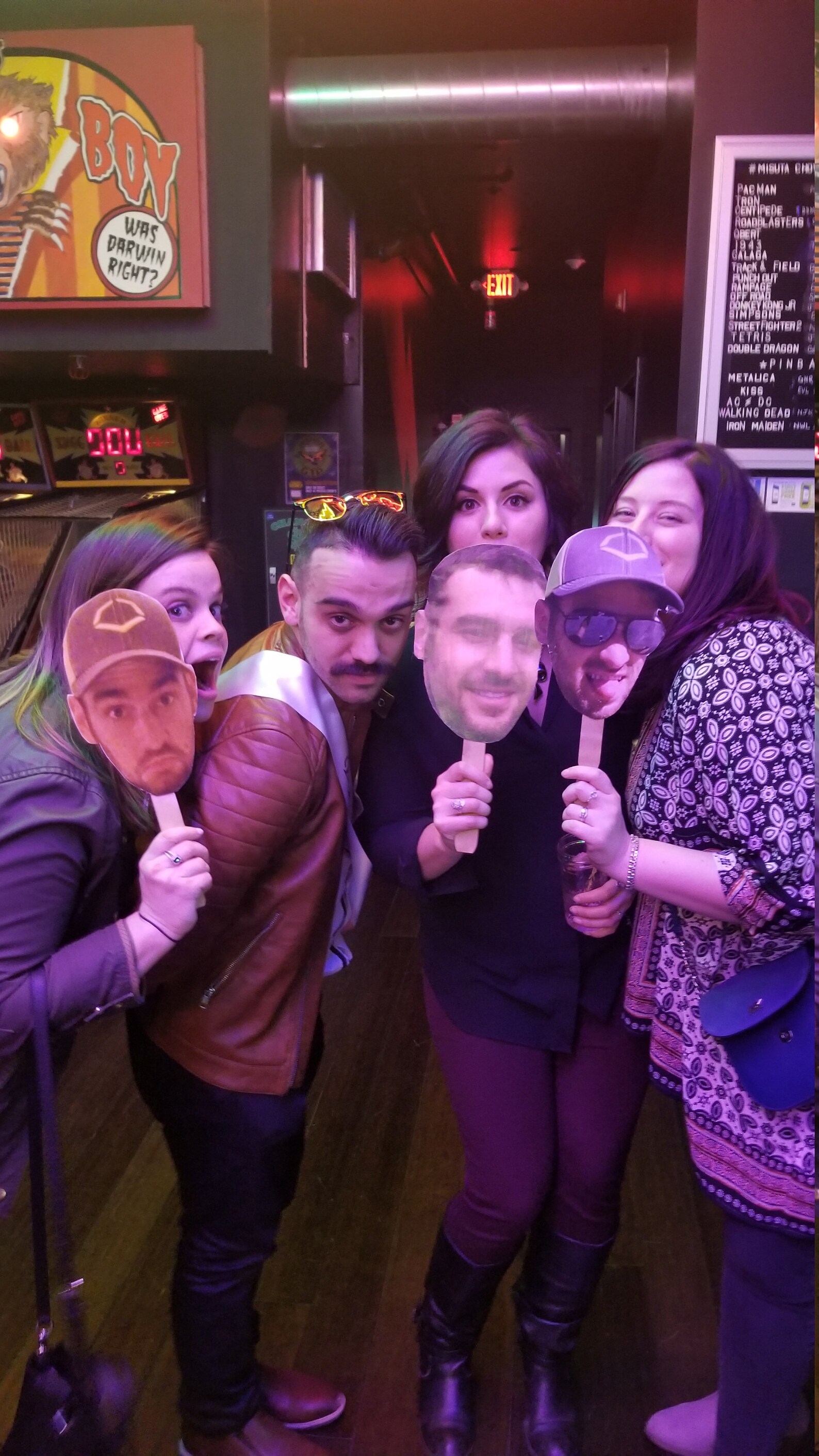 Face Sticks Face on a Stick Bachelorette Graduation & - Etsy