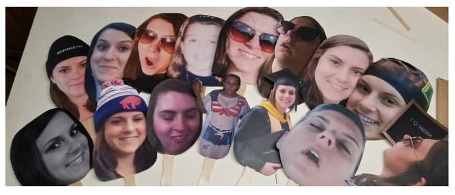 Face Sticks, Face on a Stick Bachelorette, Graduation, & Birthday ...