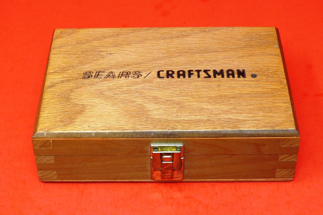 7 Pc Vntg Sears Craftsman Forstner Bit Set in Wooden Box - Etsy