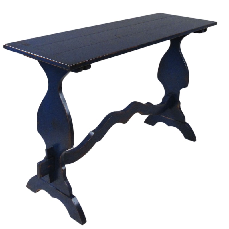 Blue Console Table - Etsy