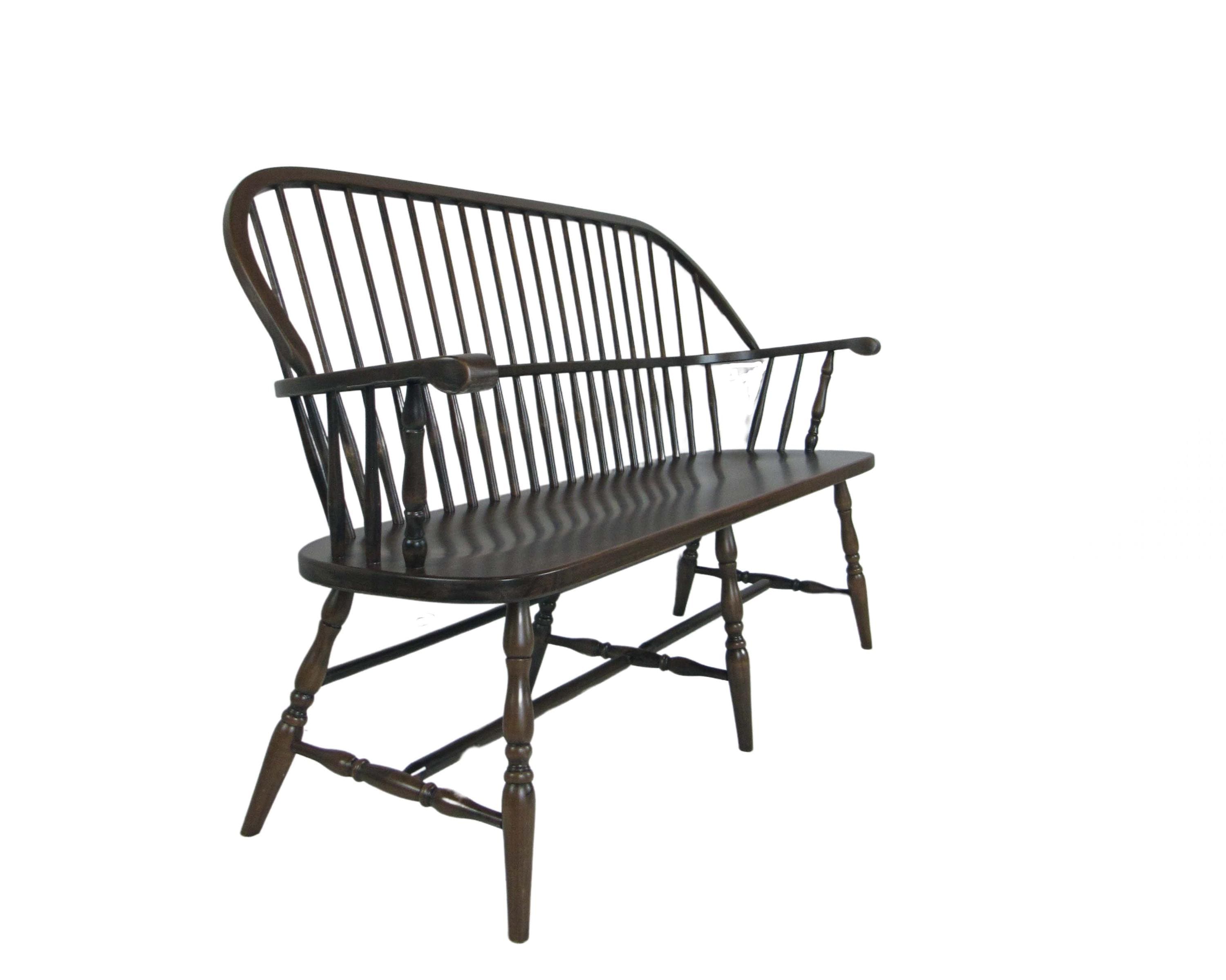 Handmade Windsor Arm Bench – Northern Cherry Farmhouse Seating - Etsy